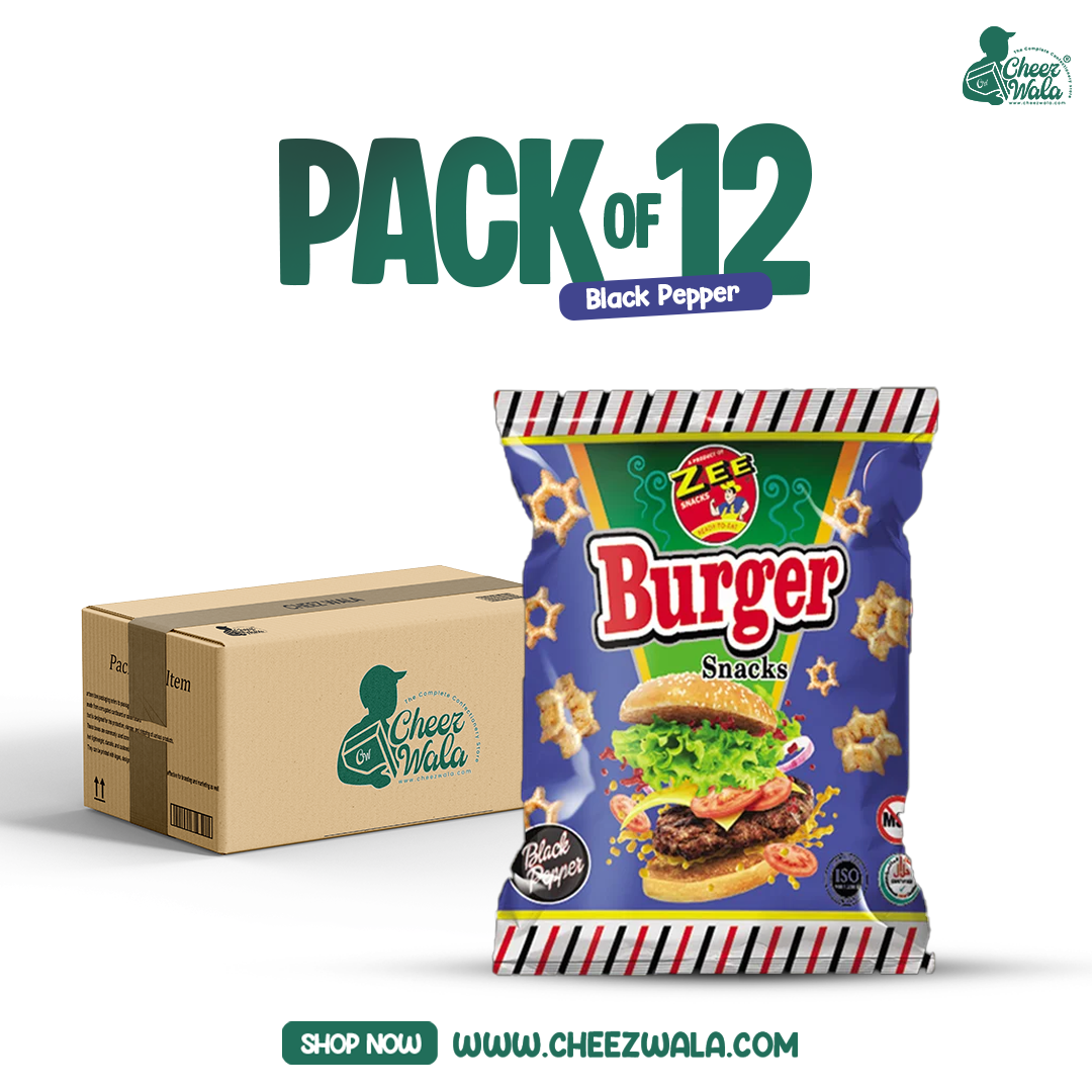 Zee Snacks | Burger Jumbo - Pack Of 12 – CheezWala